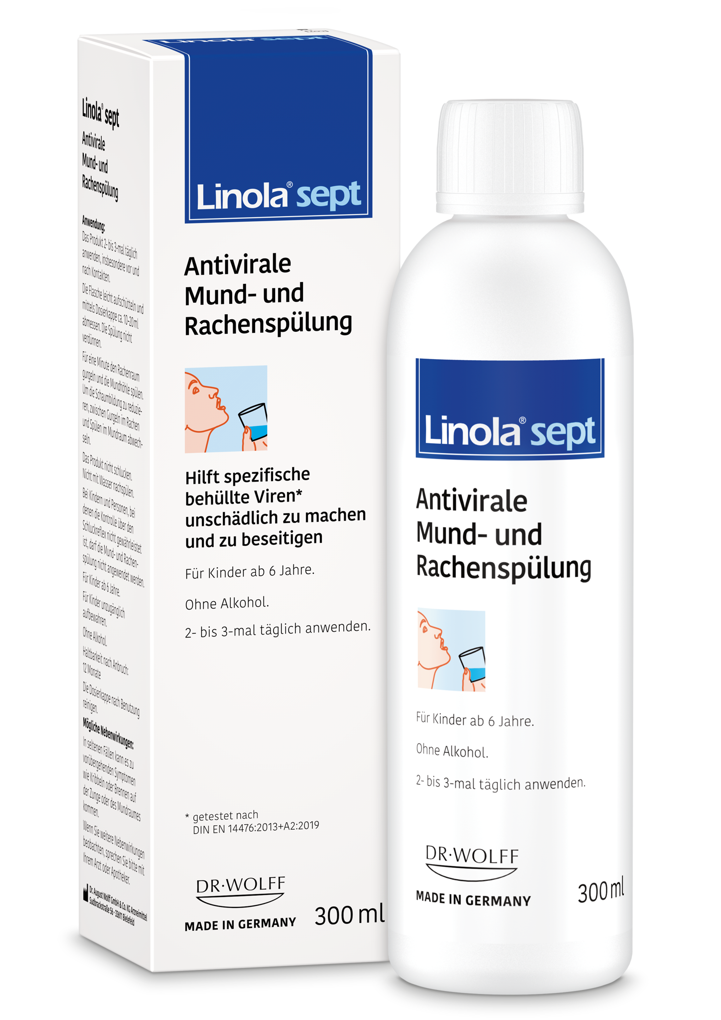 Linola® sept Antivirale Mund- und Rachenspülung