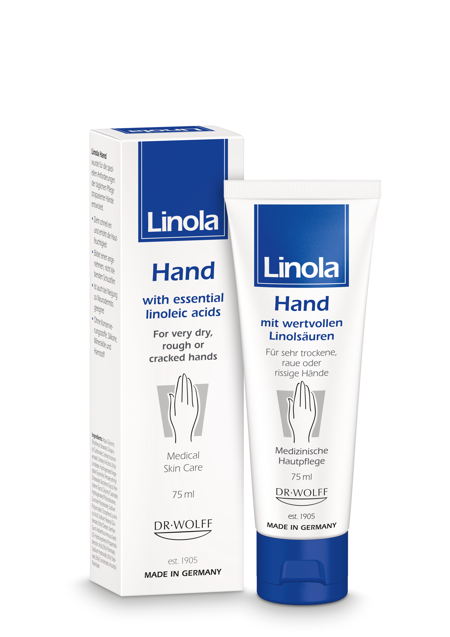 Linola Hand, for rough, dry, and cracked hands
